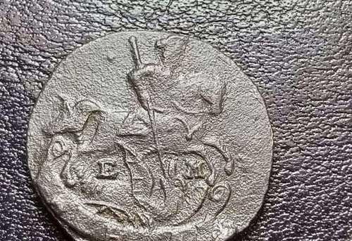 Монета Деньга 1795 год Екатерина 2