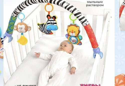 Складной детский коврик и игровая дуга