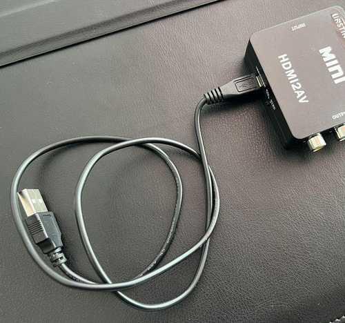 Переходник hdmi на AV конвертер