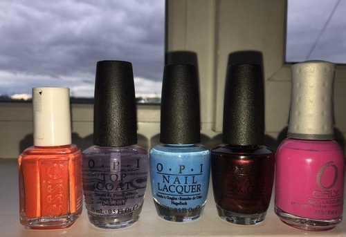 Лаки OPI, orly, essie, б/у