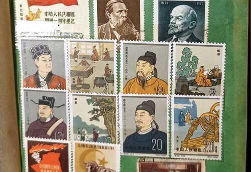 Коллекция старых марок Китай кнр редких без торга