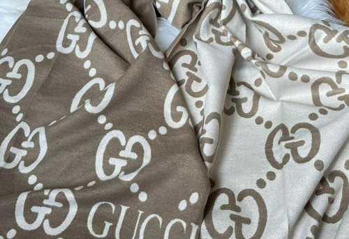 Кашемировый палантин шарф Gucci разные цвета