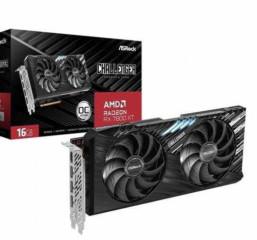 Видеокарта ASRock RX 7800XT 16гб Challenger(Новая)