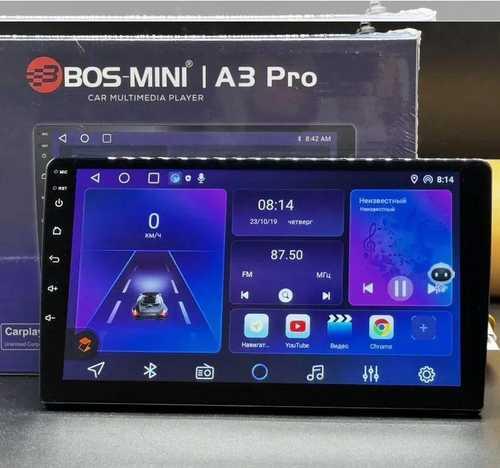 Новая BOS-mini A3 pro магнитола android 9 дюймов