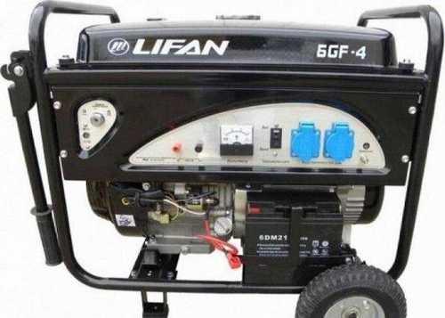 Генератор бензиновый lifan 7000E (6GF-4)