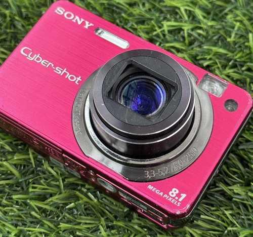 Розовый фотоаппарат Sony Cybershot DSC-W150 y2k