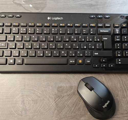 Клавиатура беспроводная Logitech K360 + мышь M330