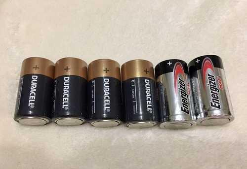 Батарейки алкалиновые C 1,5 V новые