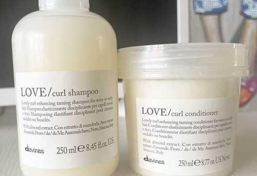 Davines love curl шампунь