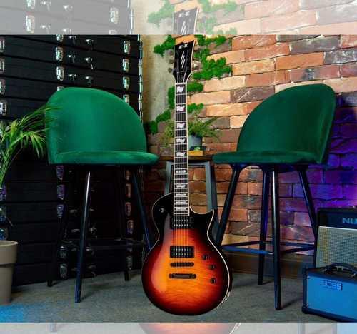 ESP E-II Eclipse Full Thickness Tobacco Sunburst