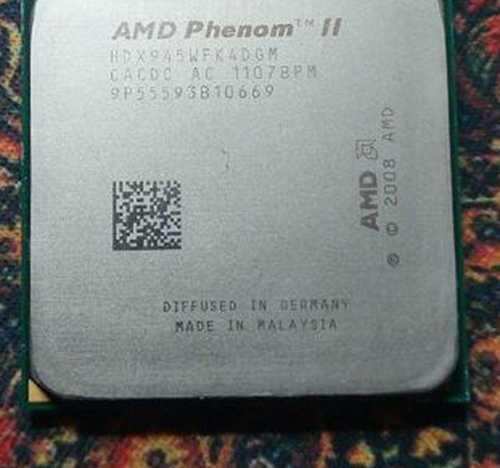 Процессор amd phenom ii x4 945