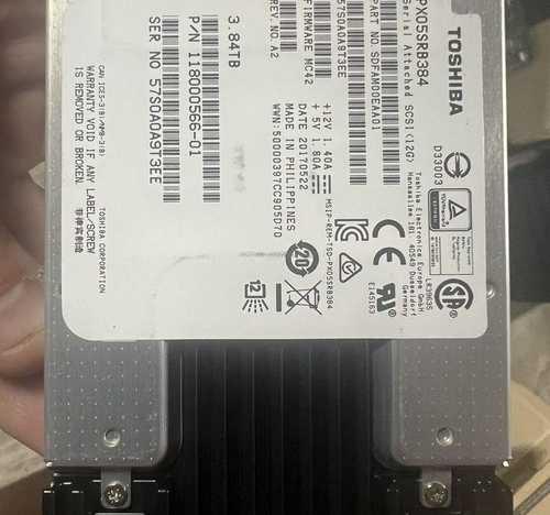 SSD SAS MLC 3,2TB 12g toshiba