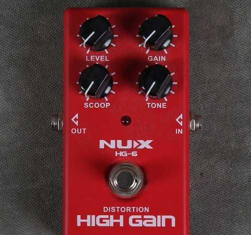 Гитарная педаль distortion Nux High Gain