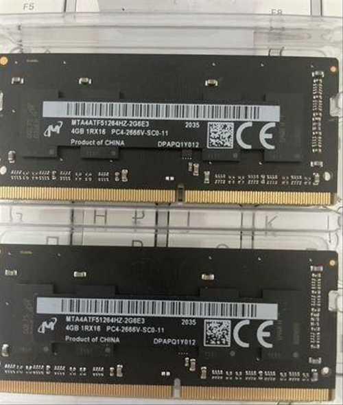 Оперативная память 4GB micron-2G6E3 DDR4
