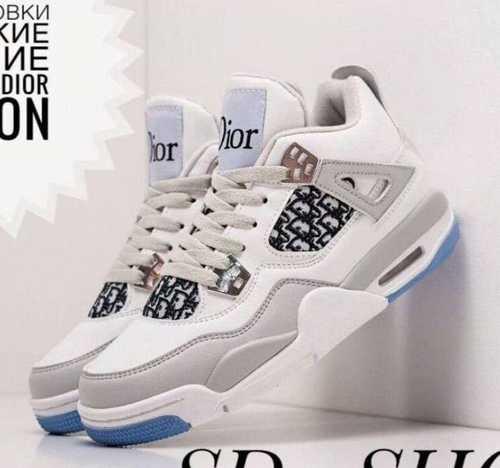 Кроссовки мужские зимние jordan 4 dior