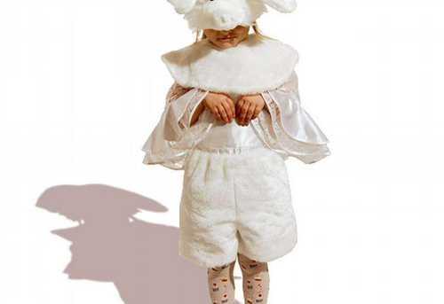Карнавальный костюм Зайка белый детский новый
