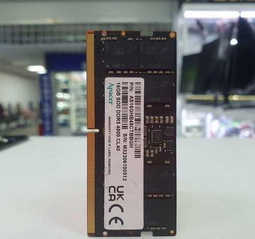 Б/у Модуль памяти sodimm DDR5 16GB Apacer 4800