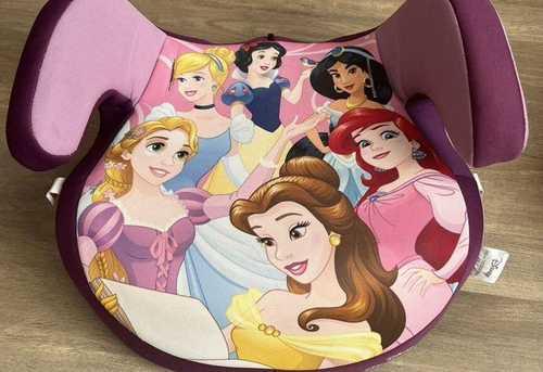 Детскре автокресло бустер Disney принцессы