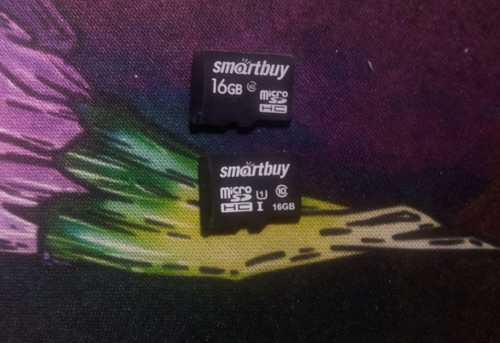 Карта памяти micro sd 16 гб
