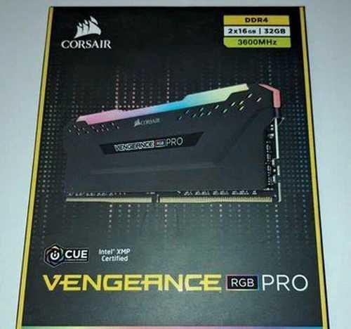 Corsair Vengeance RGB Pro DDR4 32(2х16) Gb 3600Mhz