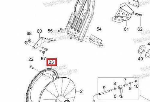 417223476 Венец вариатора 550 Ski-Doo оригинал