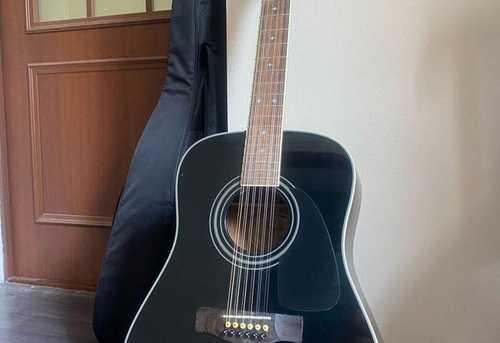 12-струнная гитара Fender CD160SE/12 BLK