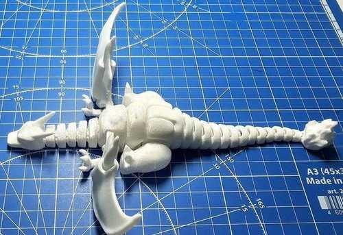 3D модель подвижного Дракона