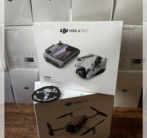 Квадрокоптер DJI Mini 4 pro fly more combo plus