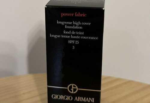 Giorgio Armani power fabric 3 тональный крем новый