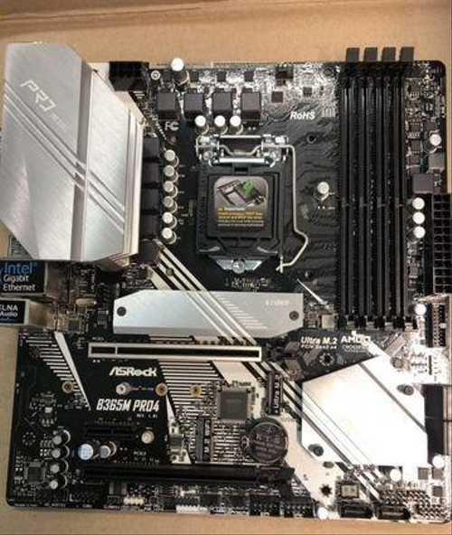 Материнская плата Asrock b365 pro4