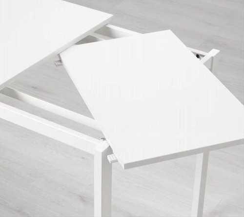 Раздвижной стол, IKEA 80/120 x 70 см., белый