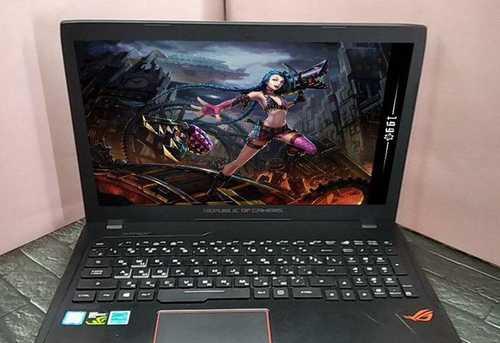 Игровой ноутбук 15.6" ASUS ROG GL553V, 1000 ГБ, Core i5-7300HQ, RAM 16 ГБ, GeForce GTX 1050 2 ГБ