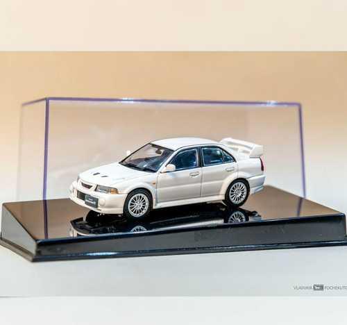 Mitsubishi Lancer EVO 6 White autoart 1/43