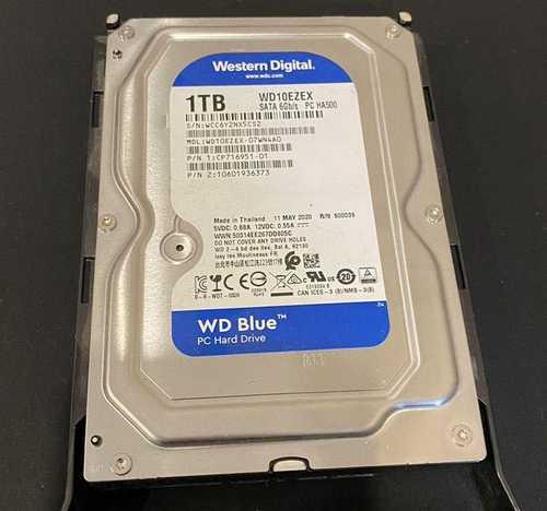 Жесткий диск 1 тб western digital wd blue