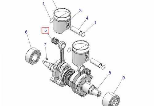 Подшипник шатуна Polaris Patriot 850 3514909