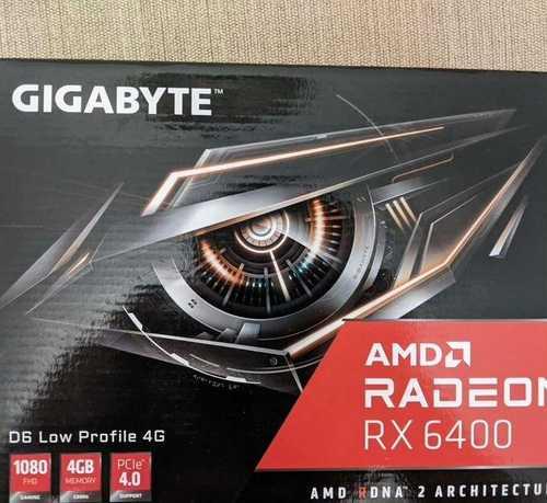 Видеокарта AMD gigabyte RX 6400 LP