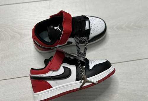 Детские кроссовки Nike Jordan люкс красные