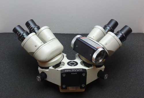 Микроскоп с двумя головками weck 1402