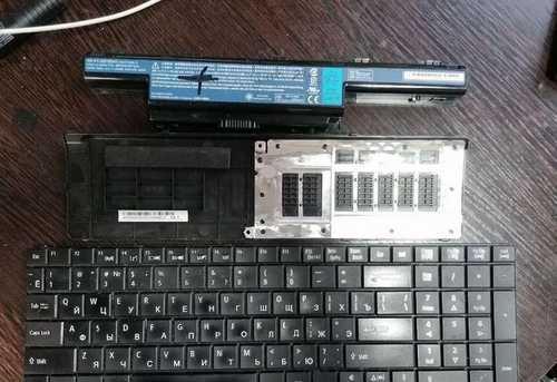 Acer Aspire E1-531 Крышка HDD+Клавиатура+акб