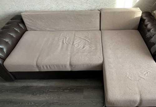 Угловой диван, еврокнижка,угол универсальный