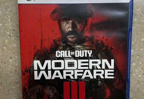 Call of duty modern warfare 3 PS5 диск