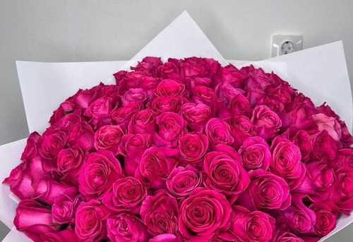 Цветы розы и букеты. Огромный букет из ярких и кра