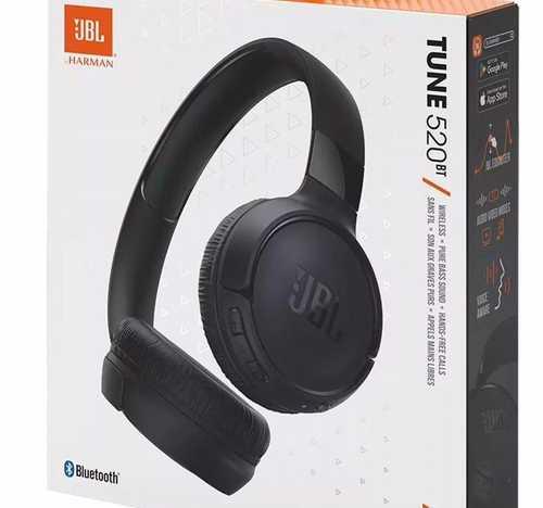 Наушники накладные Bluetooth JBL Tune 520 BT Black