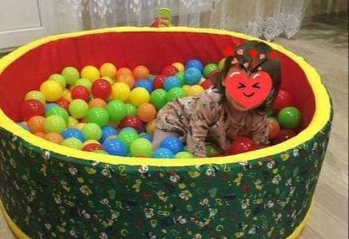 Сухой бассейн с шариками (250 шаров)