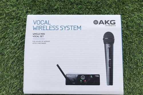 Новая вокальная радио система AKG WMS40 Mini