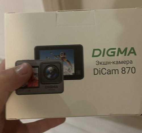 Экшн камера digma dicam 870