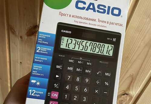 Калькулятор Casio GR-12 новый