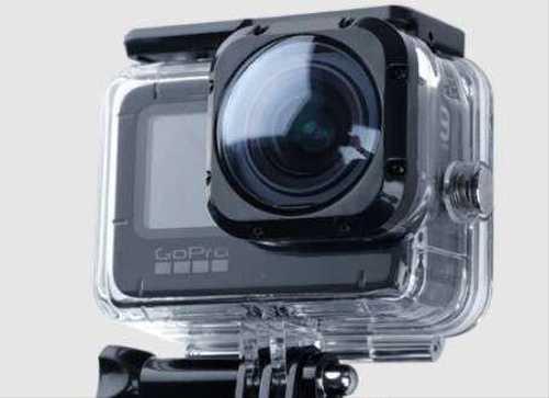 Аквабокс для GoPro 9 подходит для линзы MAX Lens M