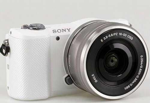 Фотоаппарат Sony A5000 (ilce-5000) белый, body