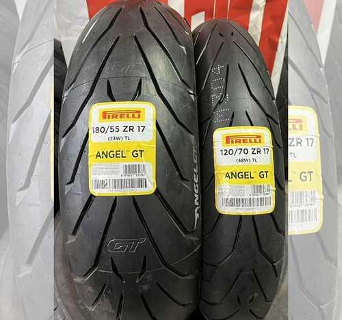 Мотошины 120/70 R17 и 180/55 R17 Pirelli Angel GT